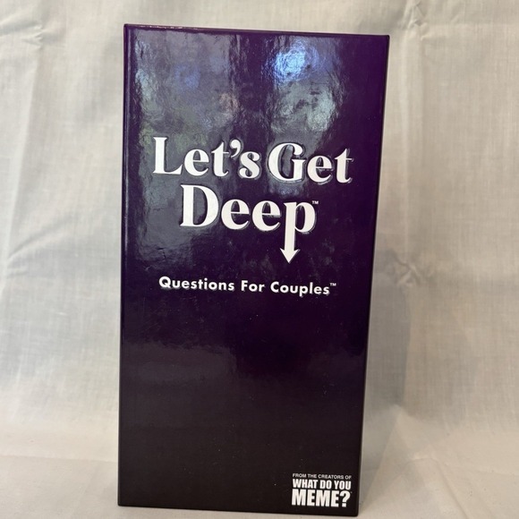 Games | Lets Get Deep Adult Party Game By What Do You Meme Questions ...